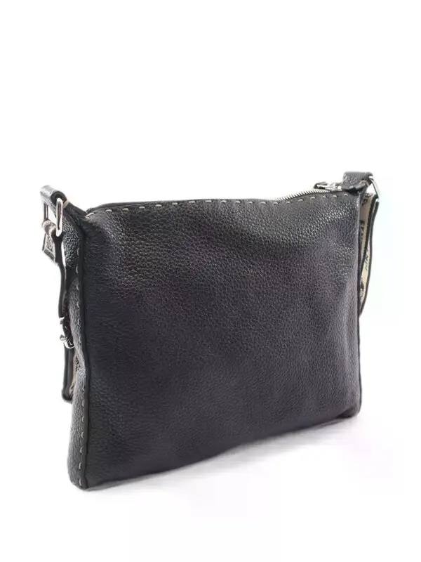 Fendi 2010s Selleria Shoulder Bag - Black