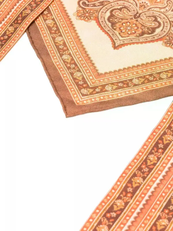 Zimmermann Paisley-print Silk-twill Hat