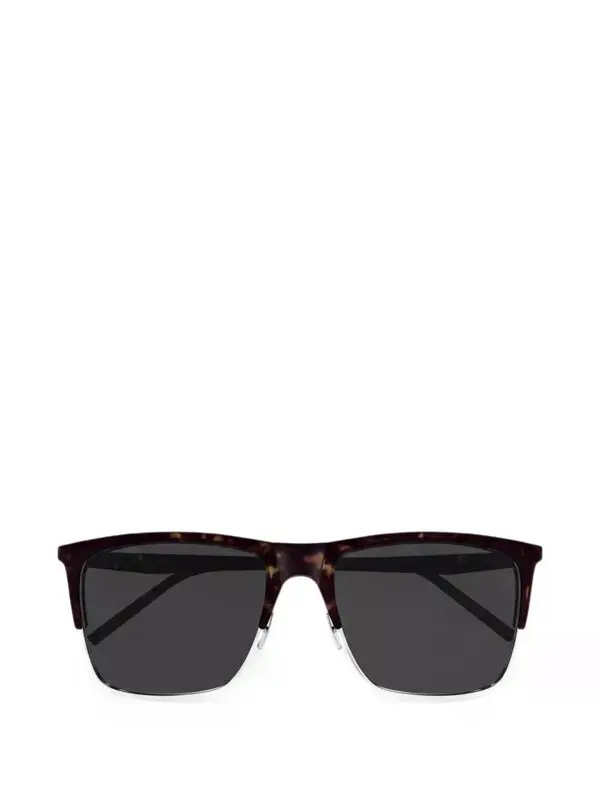 Saint Laurent Square-frame Sunglasses - Brown