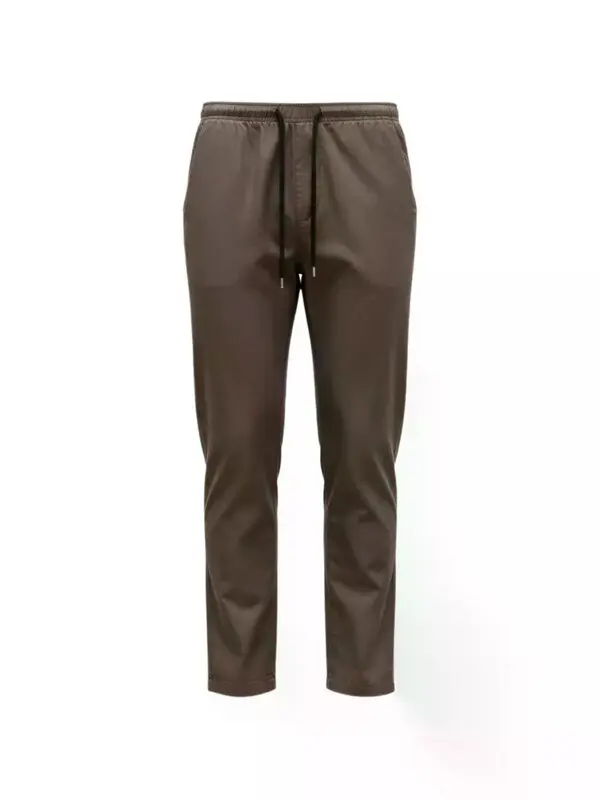 CELLAR DOOR Drawstring Track Pants - Brown