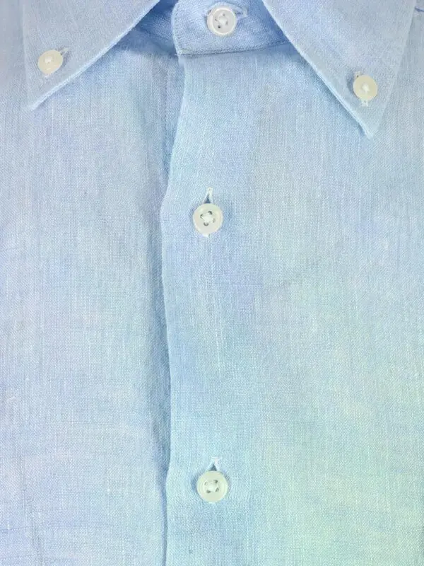 AL DUCA D’AOSTA 1902 Button-down Collar Linen Shirt