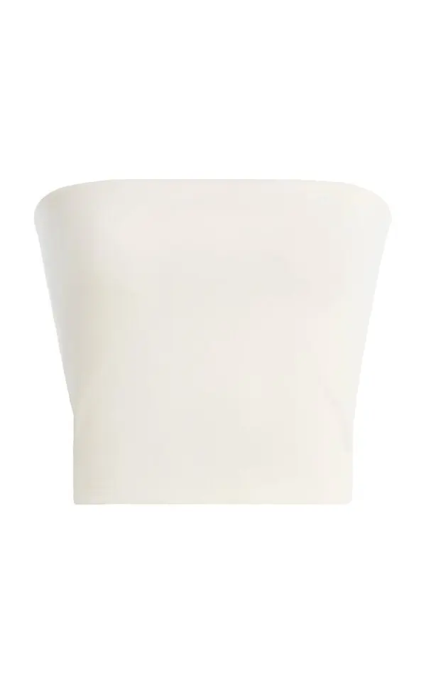 LESET Rio Ponte Bandeau Top - White
