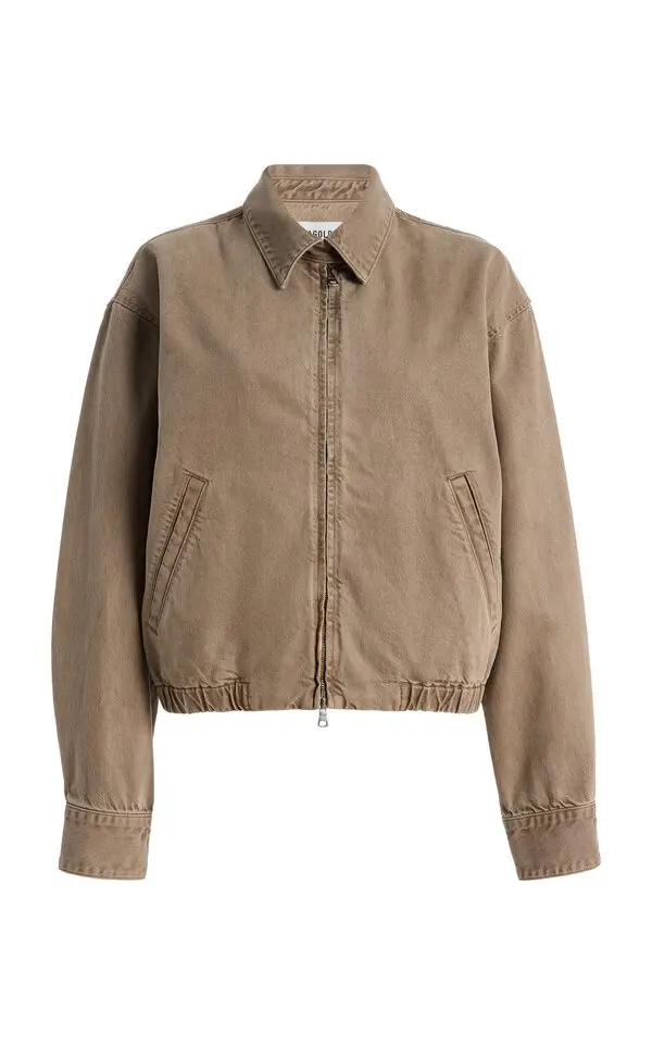 AGOLDE Nile Denim Jacket - Brown