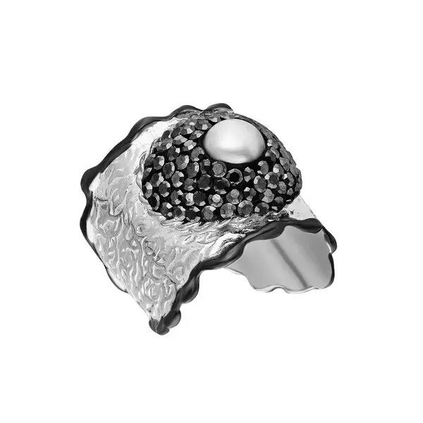 NOWART JEWELRY Pearl Ring - Silver