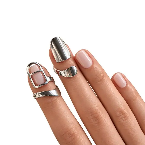 NOWART JEWELRY Nail Art Ring - Silver
