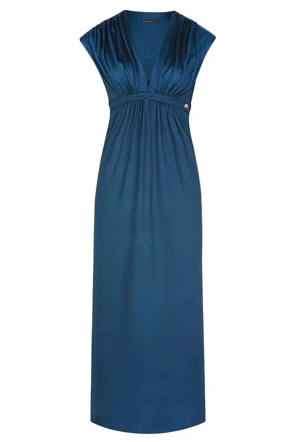 CHIC BY LIRETTE Kimono Dress Natural Teal - Blue
