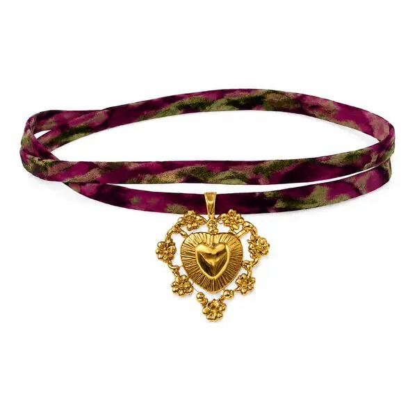 JUNIE Purple / Brown The Sienna Choker Mexico - Purple/brown