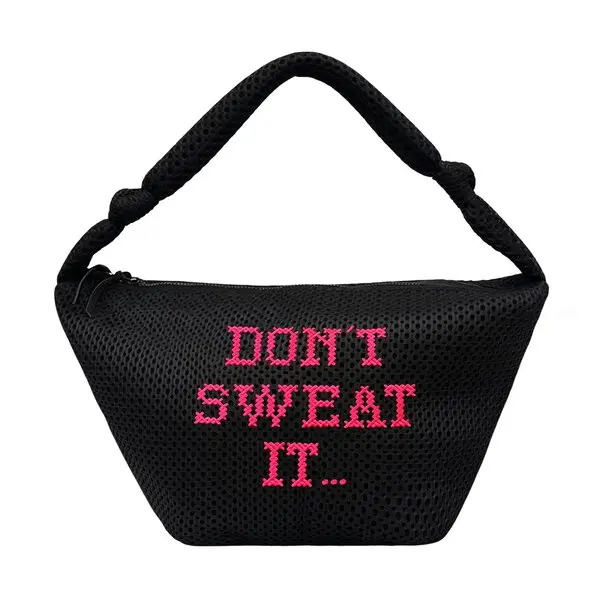 LILLY LOVES Don't Sweat It Gym Bag - Black