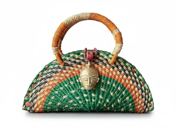 SOKONA Kusana – Oasis Handwoven Handbag - Green