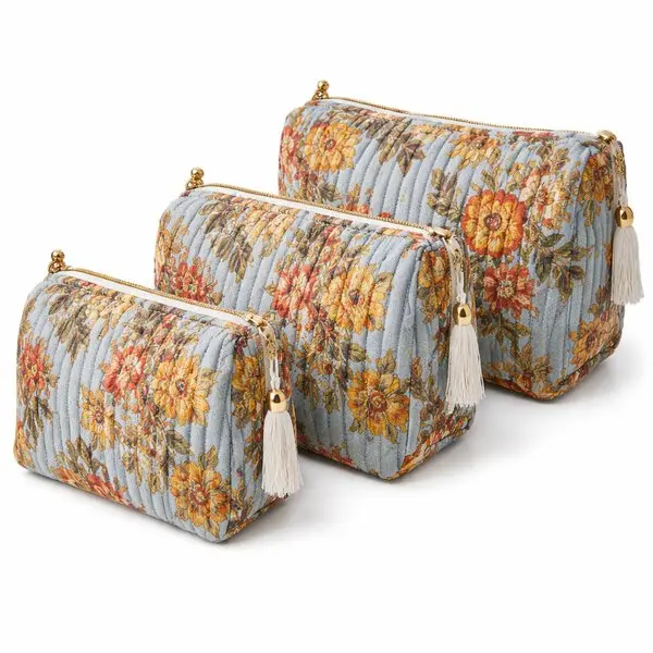 CYC The Floral Velvet Travel Set - Green