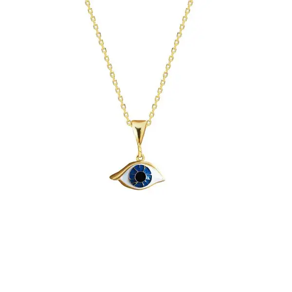 NOWART JEWELRY Evil Eye Necklace - Blue