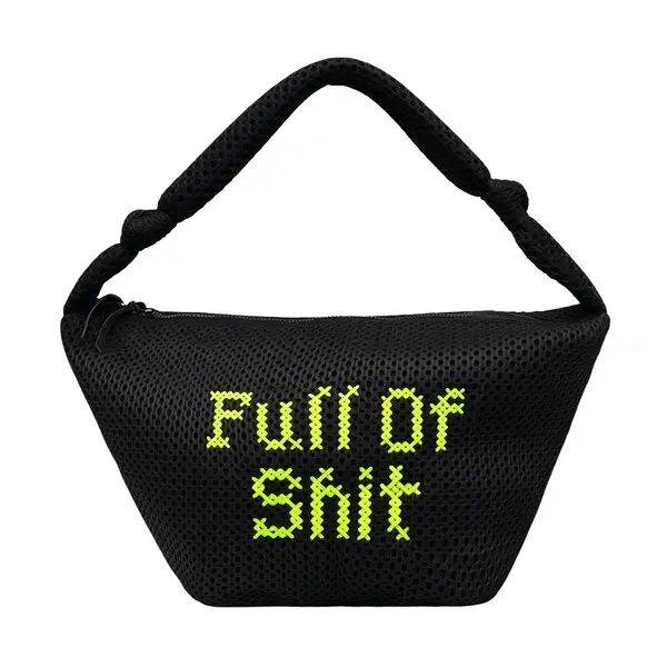 LILLY LOVES Full Of Shit Gym Bag - Black