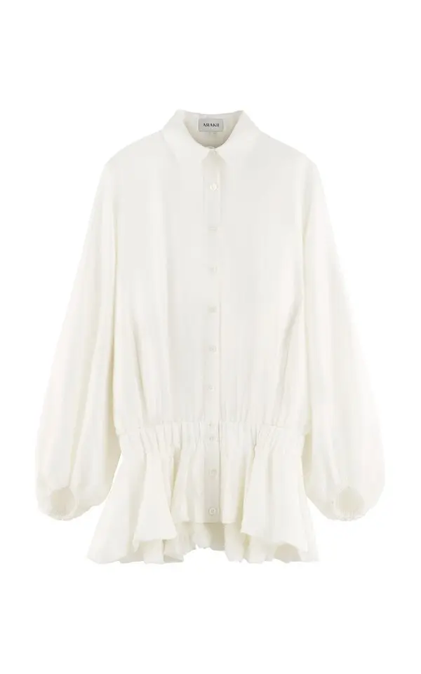 Arakii Ruffled Balloon Mini Dress Exclusive