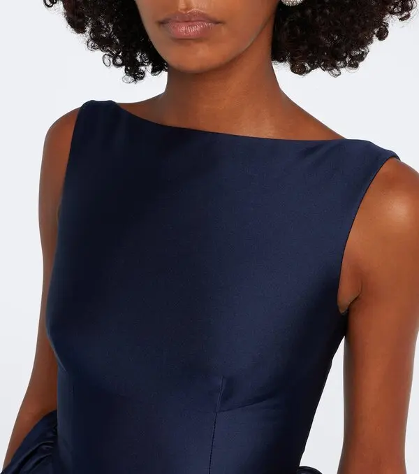 Roland Mouret Peplum Taffeta Cocktail Dress