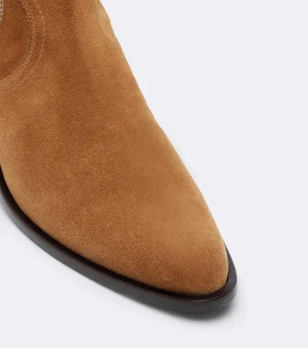 Etro Suede Cowboy Boots