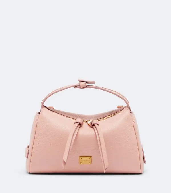 Dolce & Gabbana Vittoria Small Leather Top-handle Bag - Pink