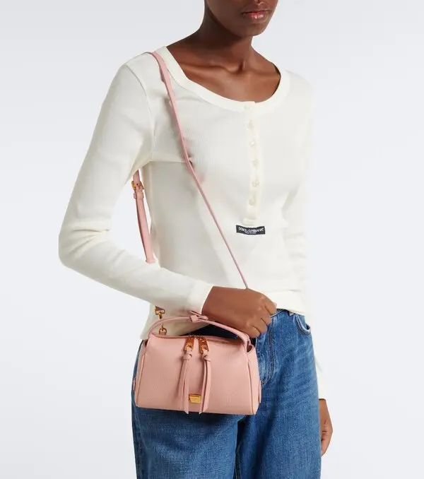 Dolce & Gabbana Vittoria Small Leather Top-handle Bag