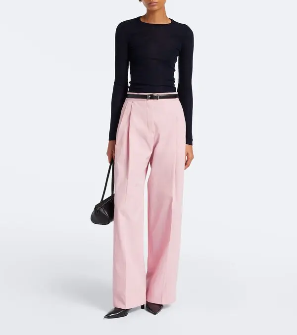 JIL SANDER Ribbed-knit Wool Sweater