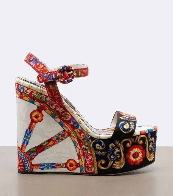 Dolce & Gabbana Carretto Platform Sandals