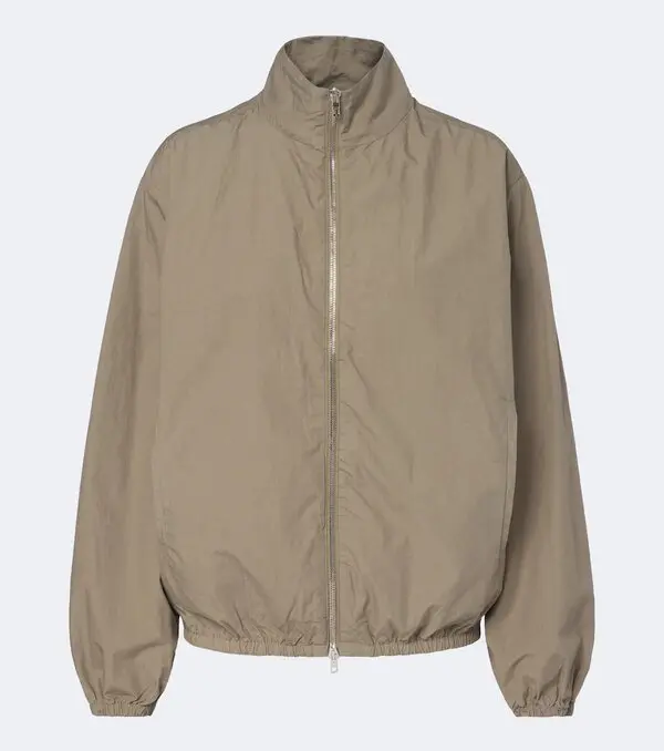 LESET Kyoto Cropped Cotton Jacket - Grey