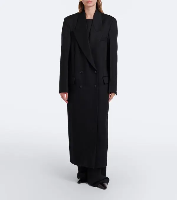 RÓHE Double-breasted Virgin Wool Coat