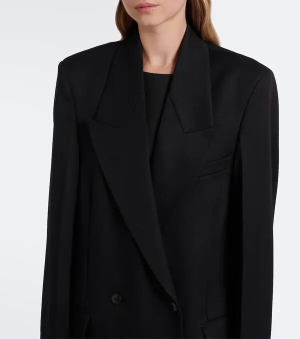 RÓHE Double-breasted Virgin Wool Coat