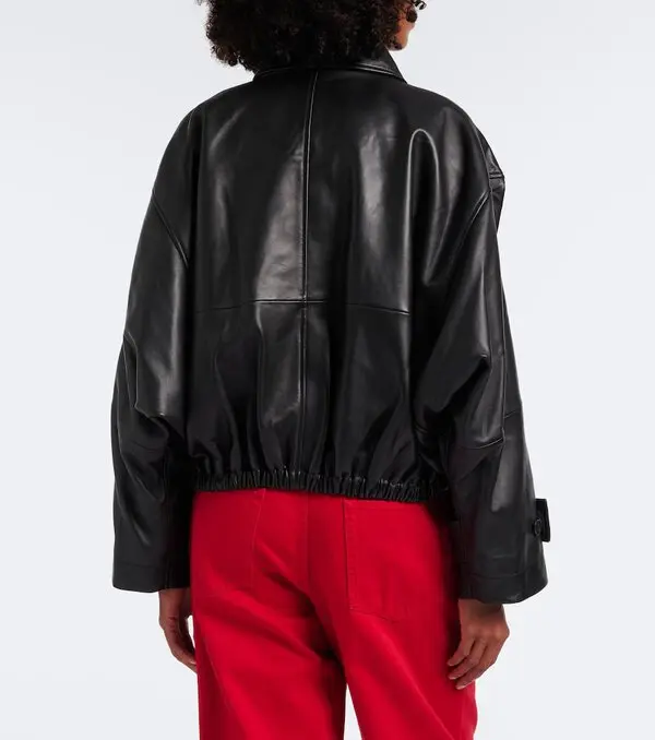 RÓHE Leather Blouson Jacket