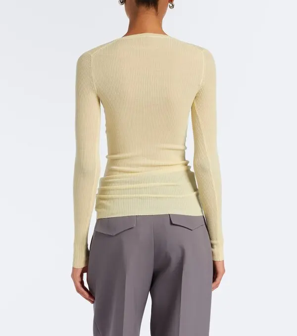 JIL SANDER Ribbed Wool Sweater