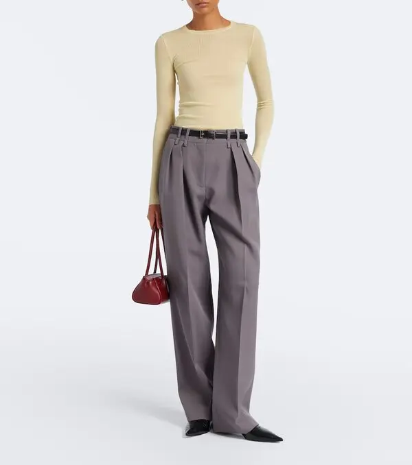 JIL SANDER Ribbed Wool Sweater