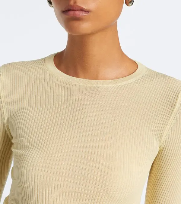 JIL SANDER Ribbed Wool Sweater