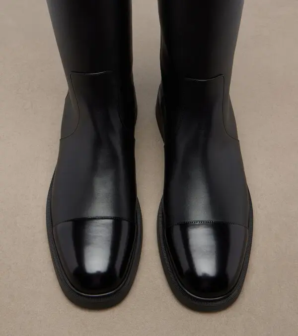 Valentino Garavani Leather Knee-high Boots