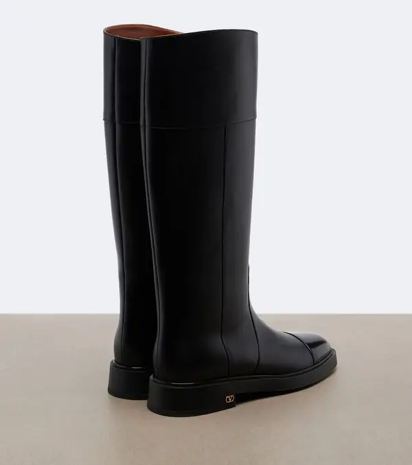 Valentino Garavani Leather Knee-high Boots