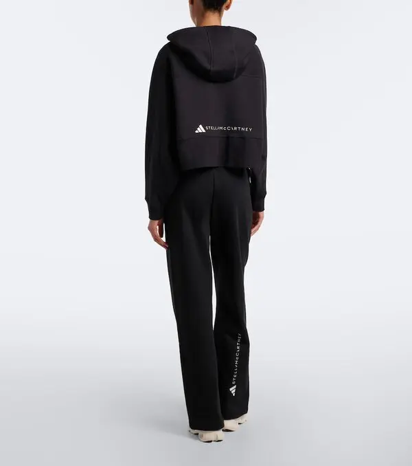 Adidas By Stella McCartney Logo Cotton Wide-leg Sweatpants