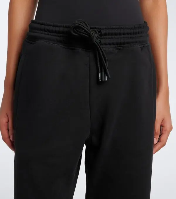 Adidas By Stella McCartney Logo Cotton Wide-leg Sweatpants