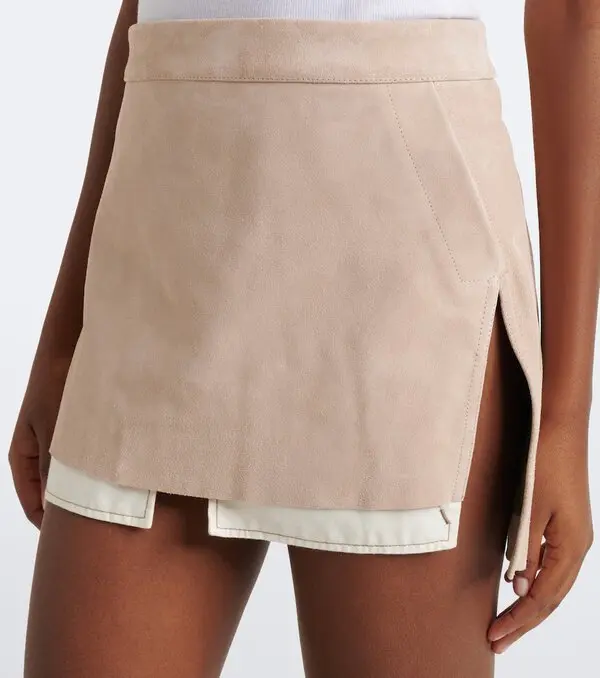 Rick Owens Suede Mini Skirt