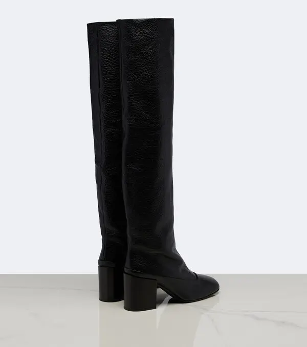 Dries Van Noten Leather Knee-high Boots