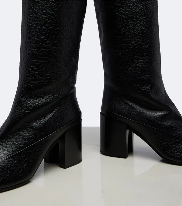 Dries Van Noten Leather Knee-high Boots