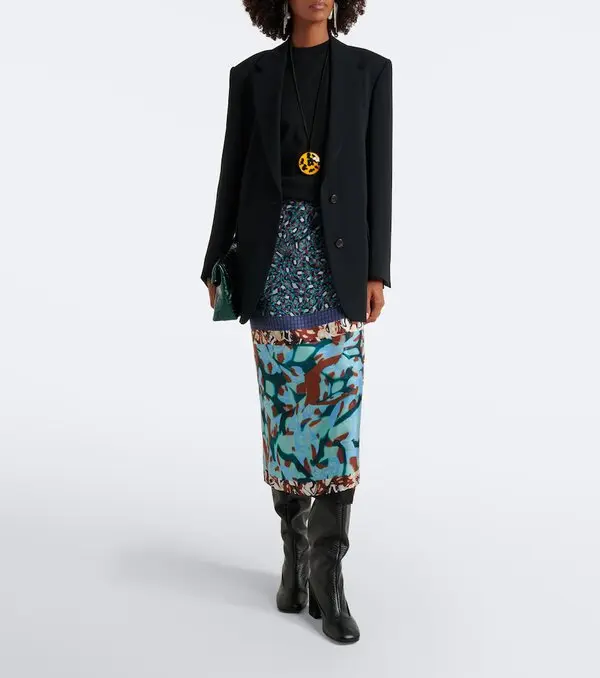 Dries Van Noten Leather Knee-high Boots