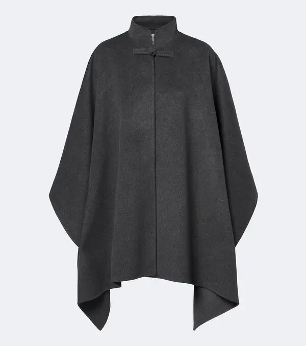 RÓHE Wool And Cashmere Poncho - Grey