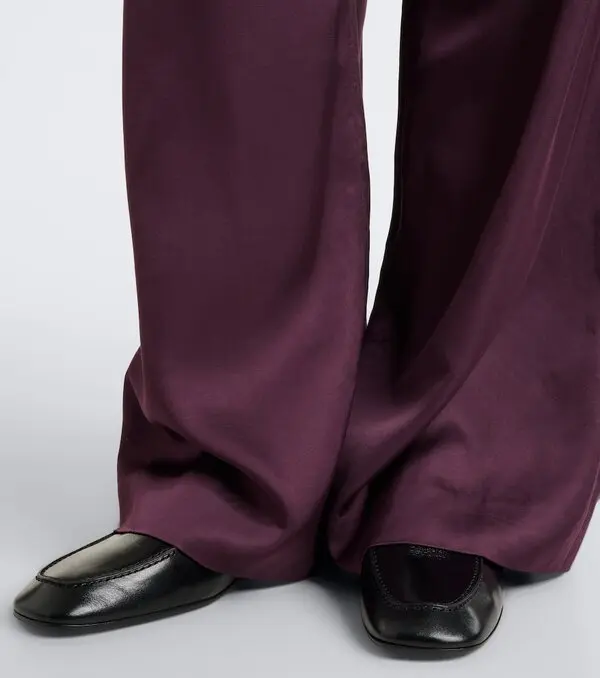 Dries Van Noten Leather Penny Loafers - Black