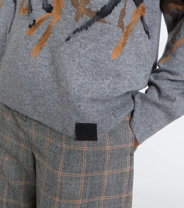 Stella McCartney Intarsia Virgin Wool Sweater