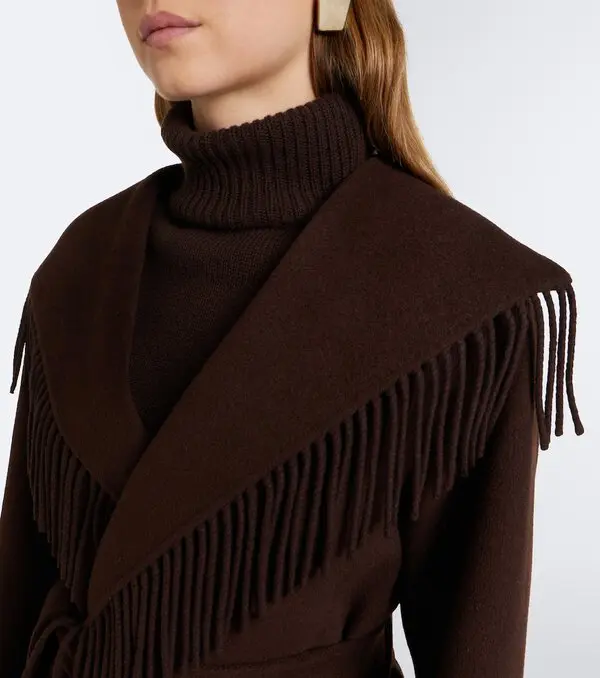 Simkhai Fringed Wool-blend Jacket