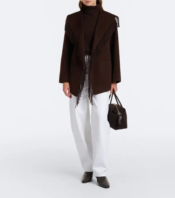 Simkhai Fringed Wool-blend Jacket