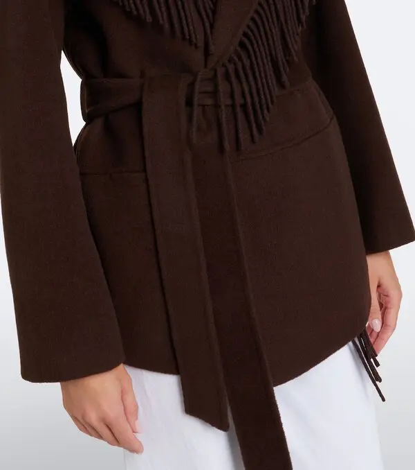 Simkhai Fringed Wool-blend Jacket