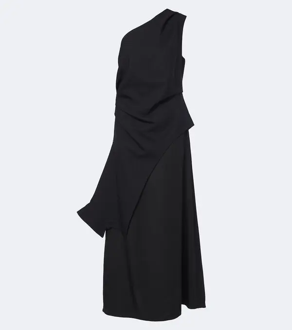RÓHE Layered One-shoulder Dress - Black