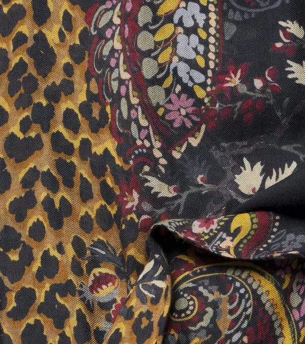 Etro Printed Modal And Cashmere Scarf