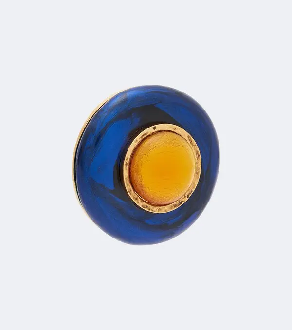 Saint Laurent Embellished Clip-on Earrings