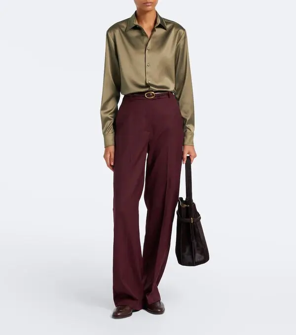 Ralph Lauren Adrien Satin Shirt