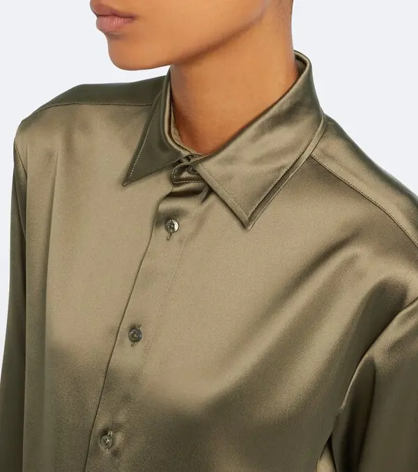 Ralph Lauren Adrien Satin Shirt