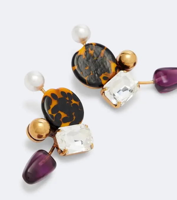 Dries Van Noten Embellished Earrings